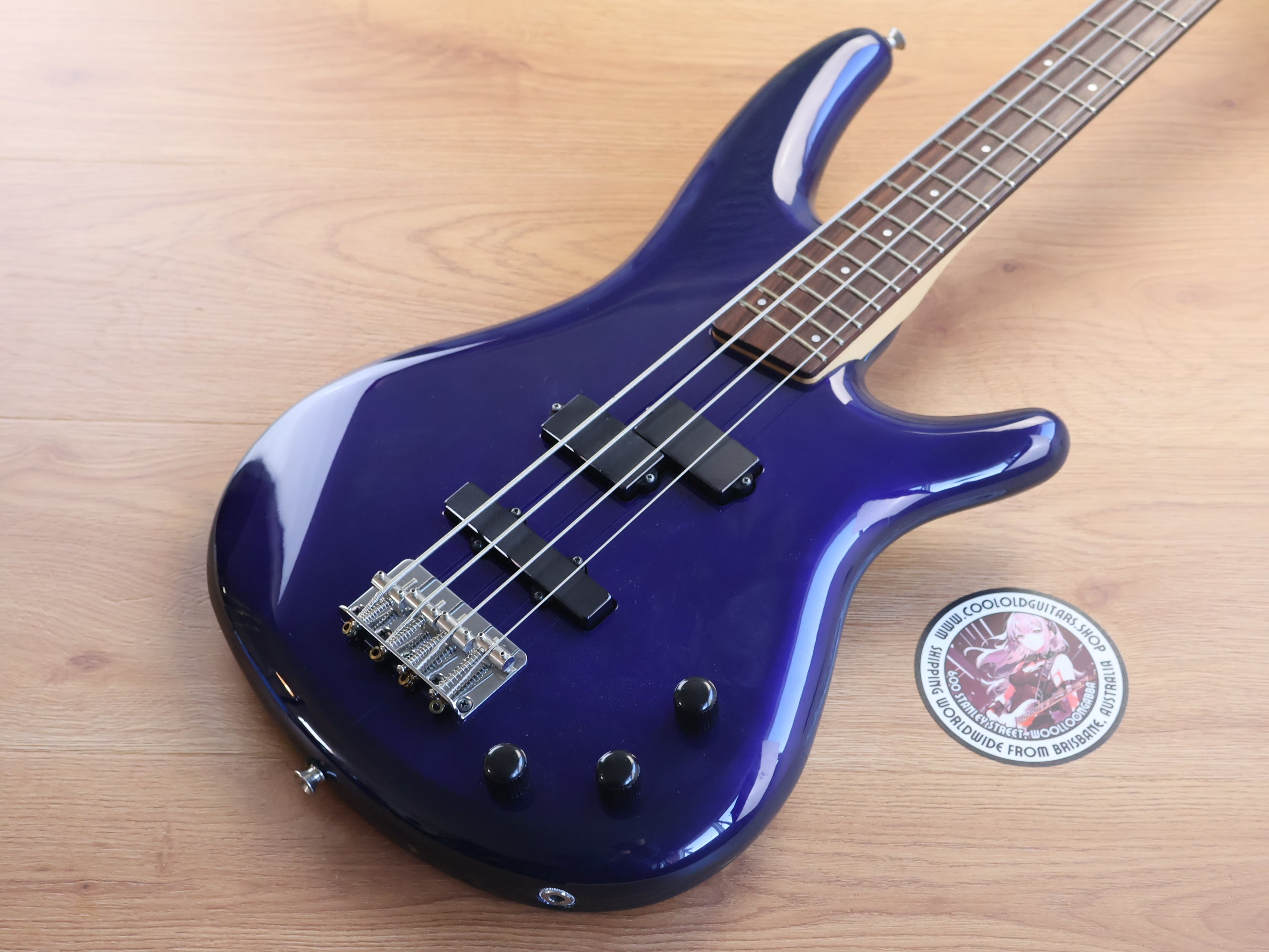 1994 Ibanez Japan SR-400 SDGR Soundgear Bass (Blue) – Cool Old Guitars