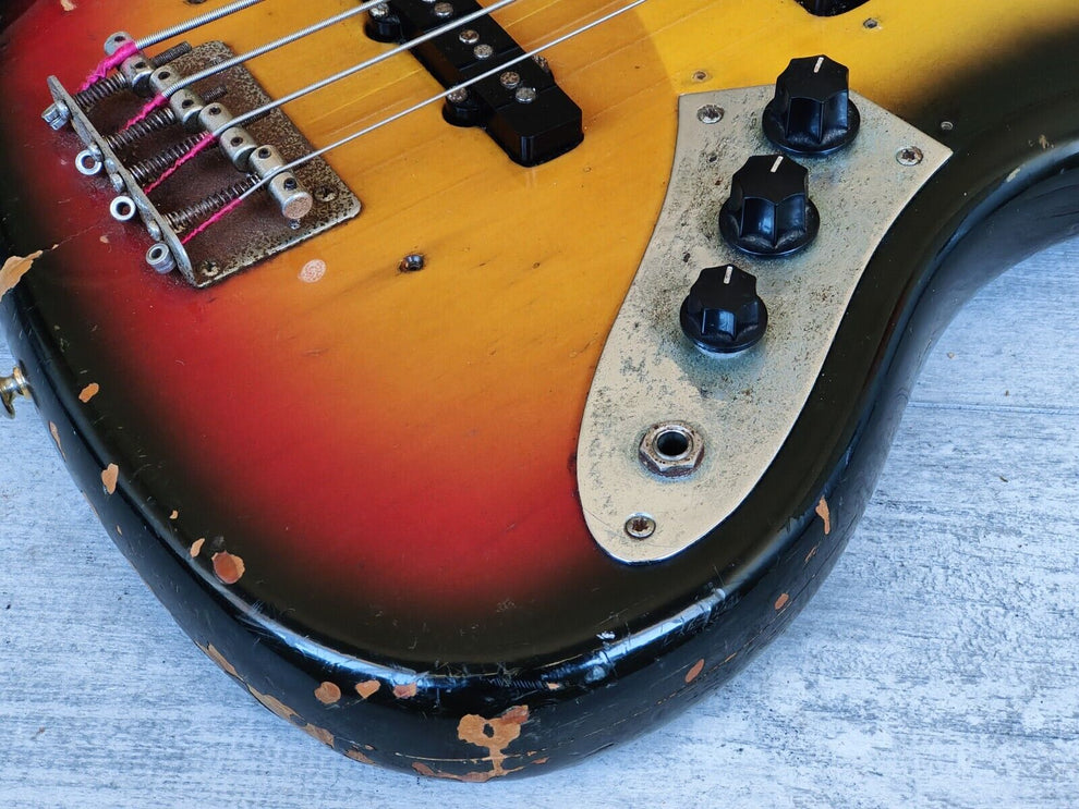 1977 Greco Japan JB500S 70's Reissue Jazz Bass (Sunburst) – Cool Old Guitars