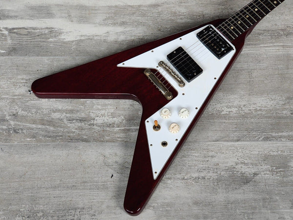 2001 Epiphone Japan FV-70 Flying V - Scalloped (Cherry Red) – Cool Old ...