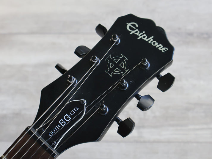2012 Epiphone Goth SG (Black) – Cool Old Guitars