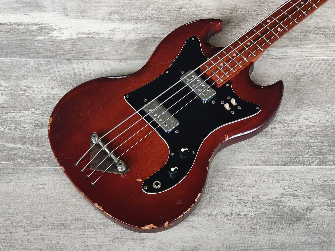 1970's Maya SG EB Bass (Red) – Cool Old Guitars