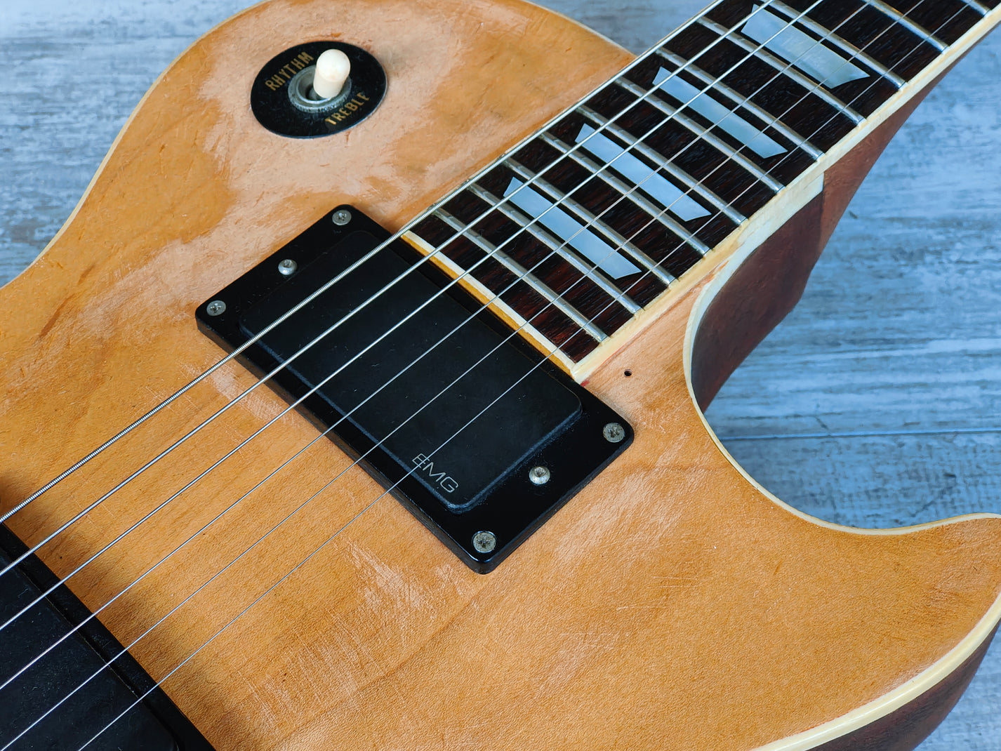 1981 Greco Japan EG-700 Super Power Les Paul Standard w/EMG's (Natural ...