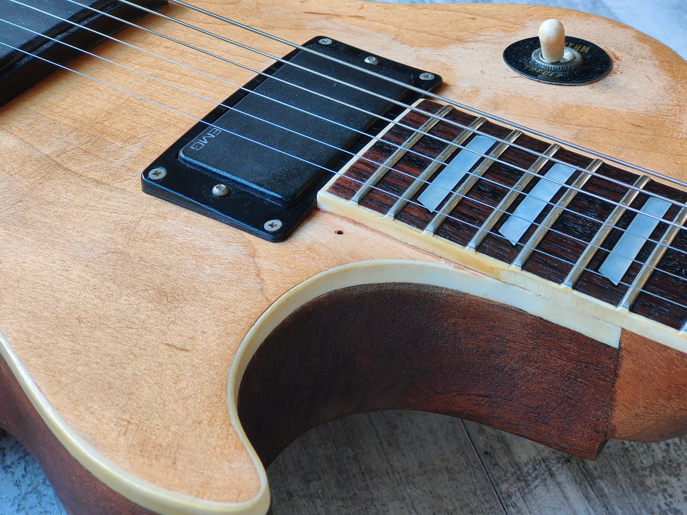 1981 Greco Japan EG-700 Super Power Les Paul Standard w/EMG's (Natural ...
