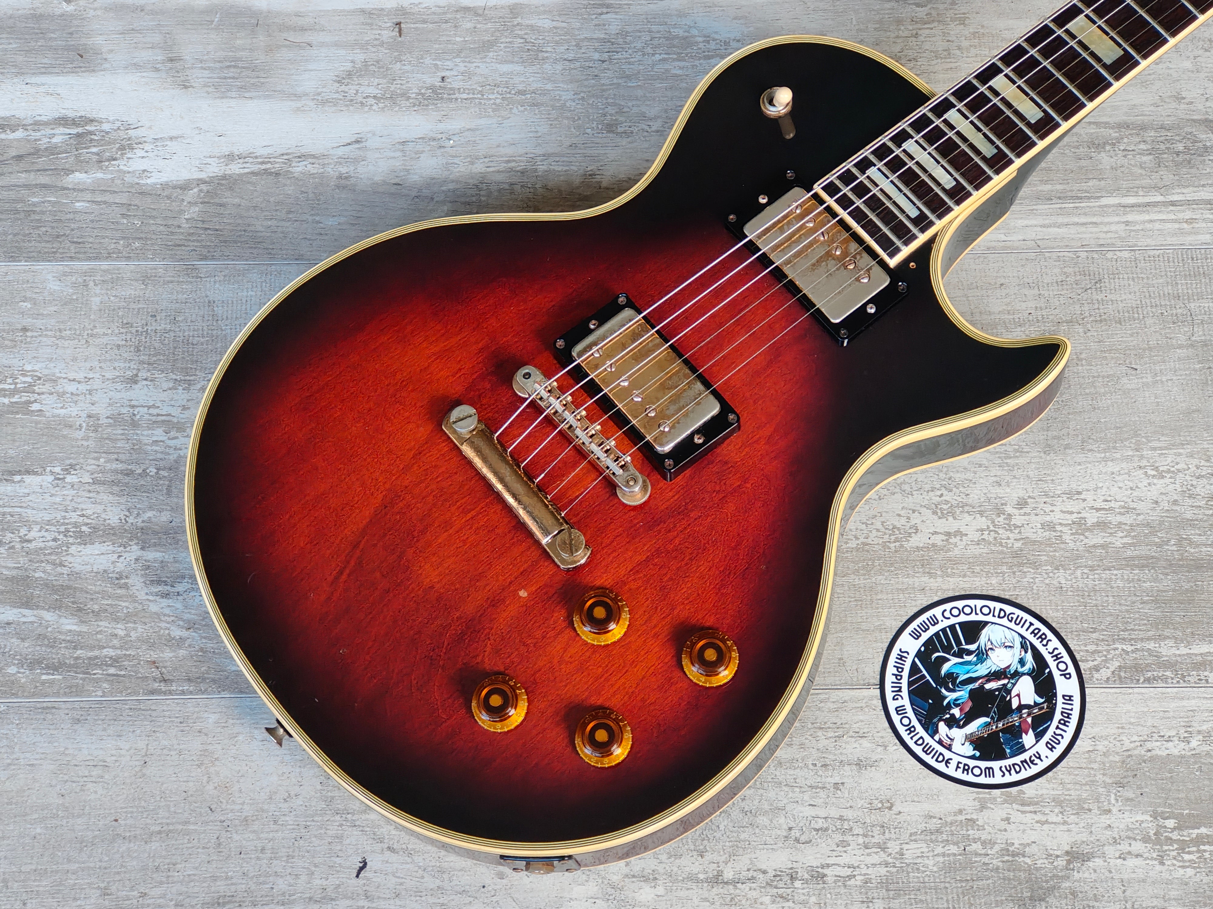 1982 Greco Japan EG 500 EGC68 50 Super Power Les Paul Custom Violin S 1982 Greco Japan EG 500 EGC68 50 Super Power Les Paul Custom Violin S