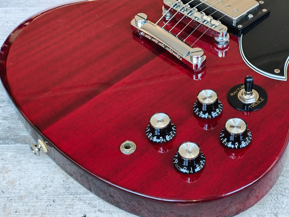 2001 Epiphone Korea (by Gibson) SG Double Cutaway (Red) – Cool Old Guitars