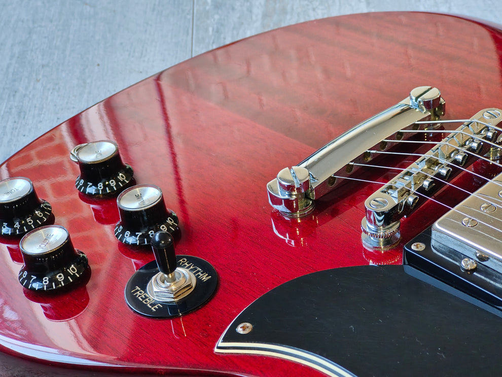 2001 Epiphone Korea (by Gibson) SG Double Cutaway (Red) – Cool Old Guitars