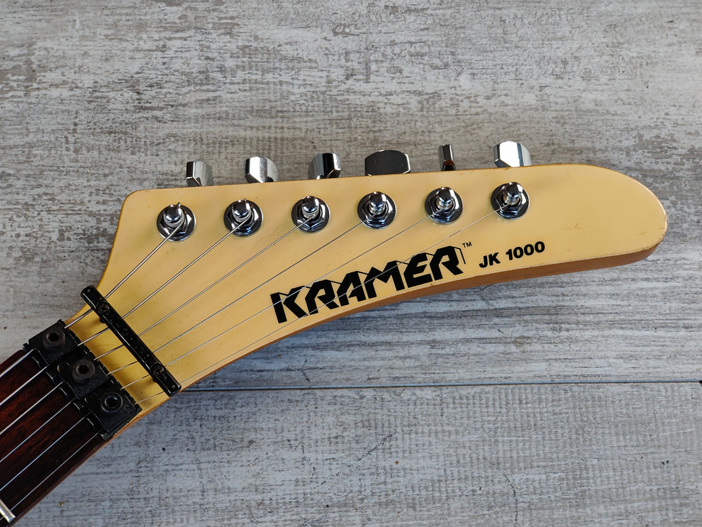1980's Kramer Japan JK 1000 Superstrat (Aged White) – Cool Old Guitars