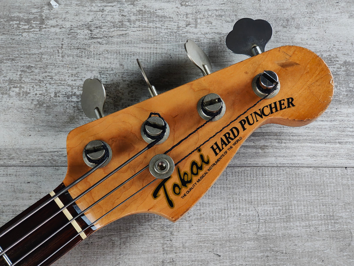 1985 Tokai Japan TPB-60 Hard Puncher 60's Precision Bass (Candy Apple ...