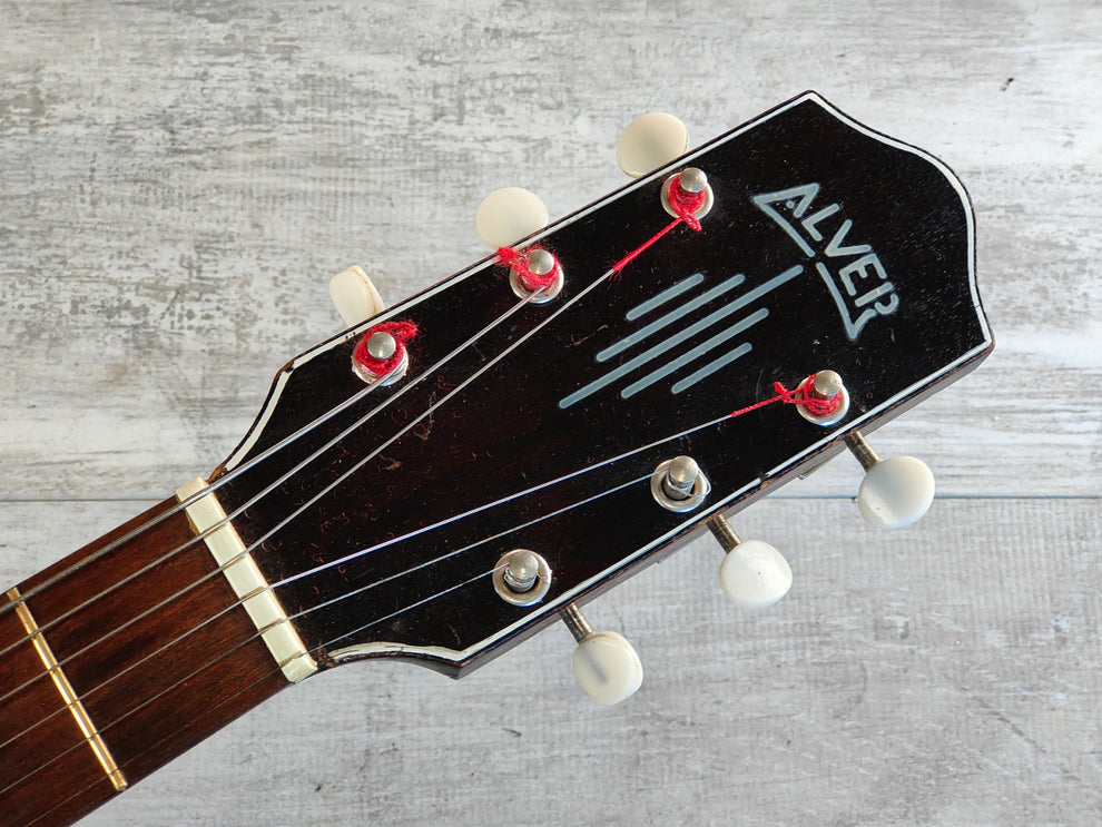 1950's Alver (by Maton) Australian Made Archtop Acoustic (Brown Sunbur ...
