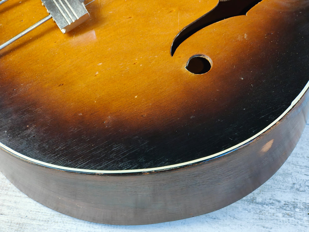 1950's Alver (by Maton) Australian Made Archtop Acoustic (Brown Sunbur ...