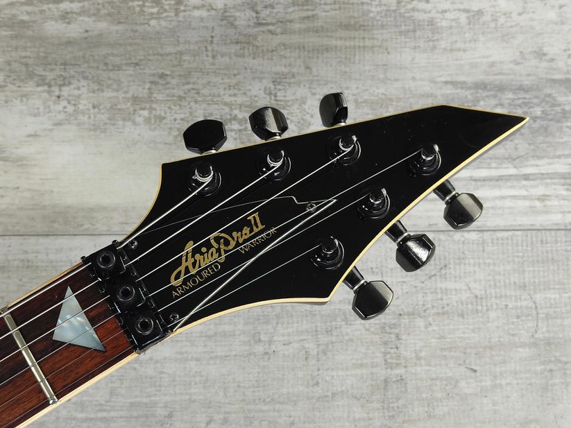 1987 Aria Pro II AW-90 Japan Armoured Warrior (Black) – Cool Old Guitars