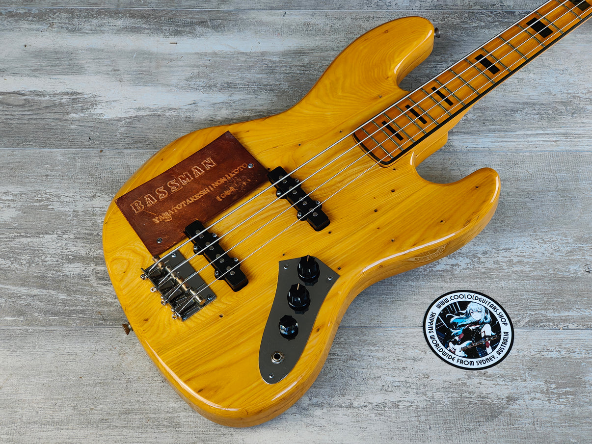 1973 Greco JB-500N "The Bassman" Jazz Bass (Natural) – Cool Old Guitars