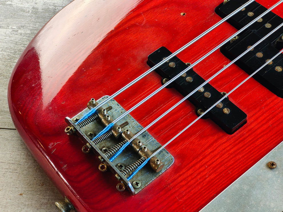 1980's ESP Japan Custom Order Fretless PJ Precision Bass (Transparent ...