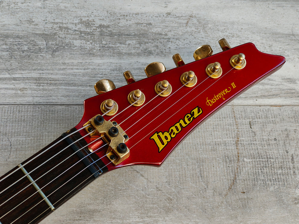 1985 Ibanez Japan DT330 Destroyer II Explorer (Fire Red) W/Case – Cool ...