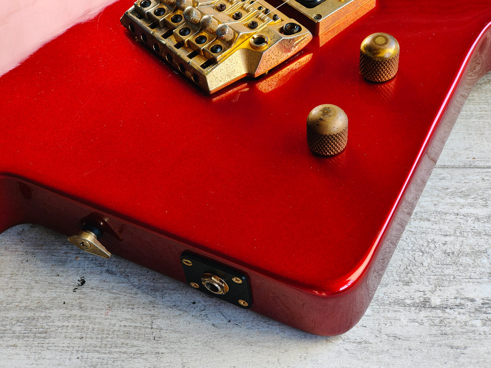 1985 Ibanez Japan DT330 Destroyer II Explorer (Fire Red) W/Case – Cool ...