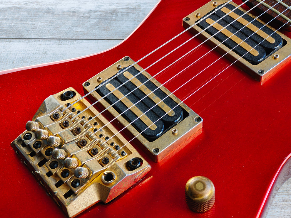 1985 Ibanez Japan DT330 Destroyer II Explorer (Fire Red) W/Case – Cool ...