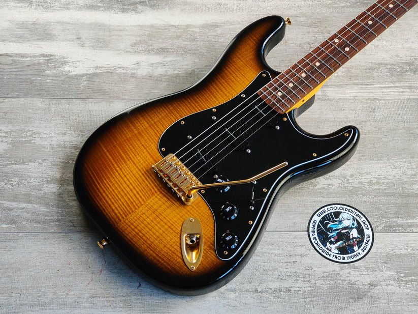 Warmoth Stratocaster w/Seymour Duncan Hotrails (Flame Maple Burst ...