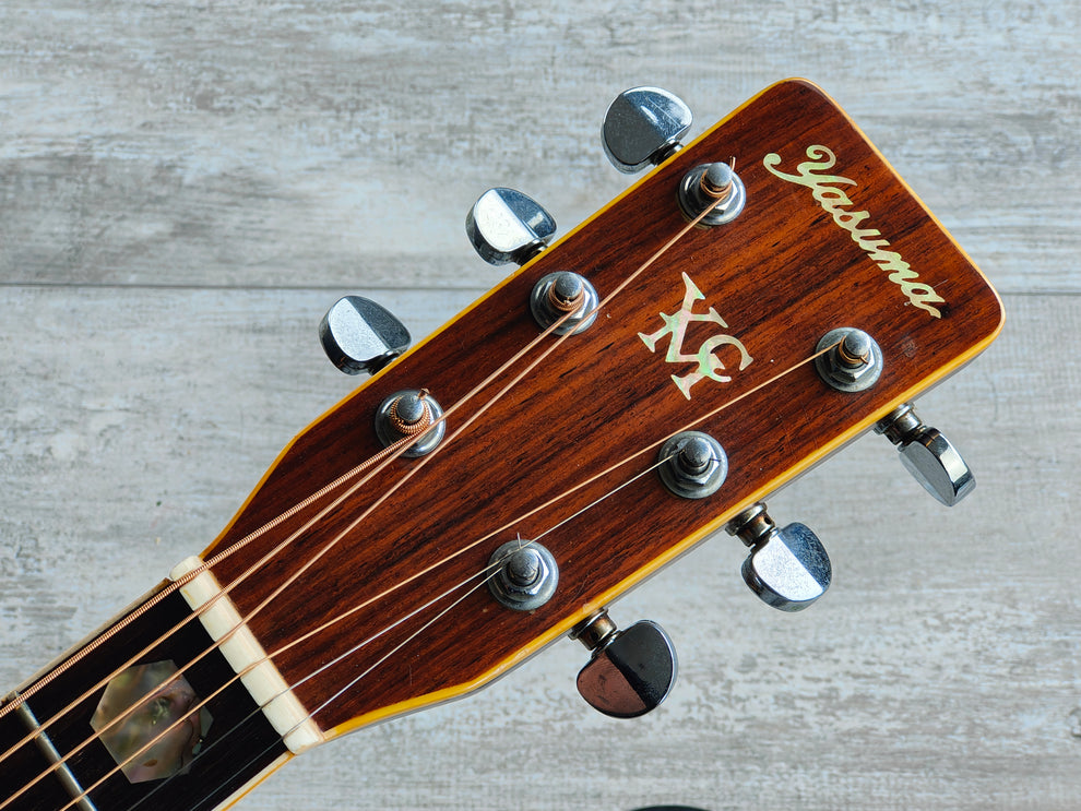 1970's Yasuma Japan Model 600 Dreadnought Acoustic – Cool Old Guitars