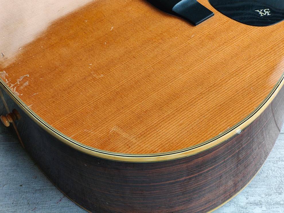 1970's Yasuma Japan Model 600 Dreadnought Acoustic – Cool Old Guitars