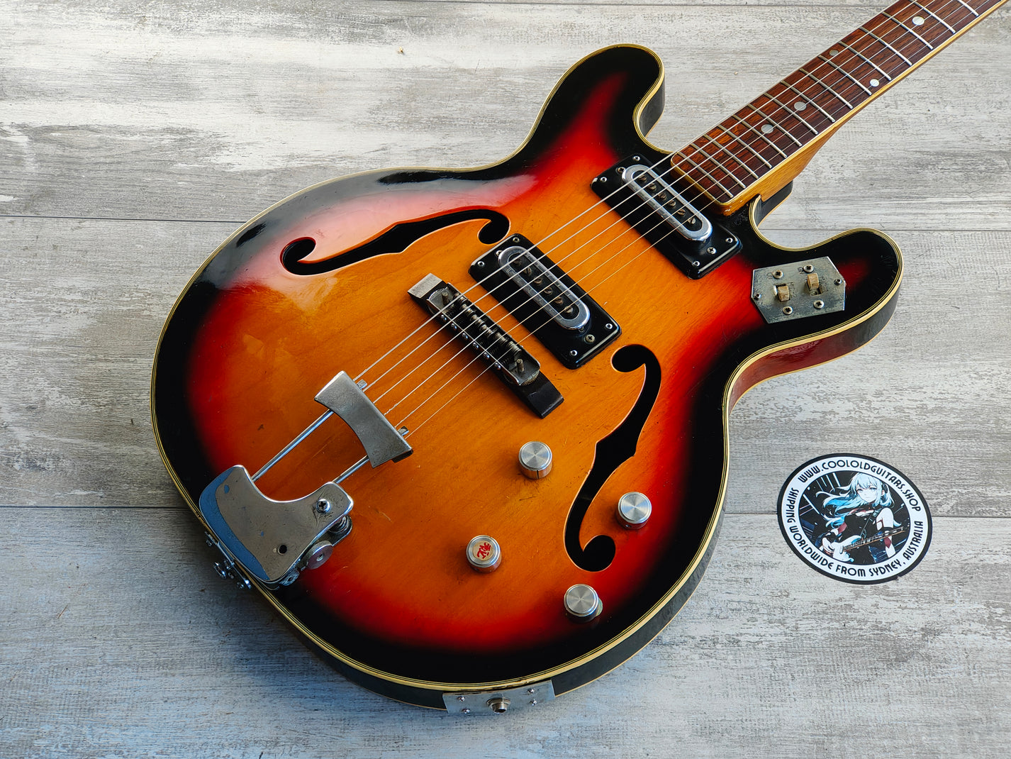 1960's Greco Japan EG-135 Hollowbody Electric Guitar (Sunburst) – Cool ...