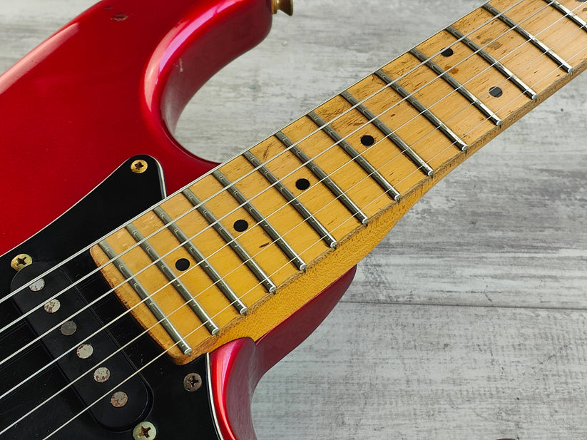 1988 Fender Japan STR-70 "Pro Feel" HSS Superstrat (Candy Apple Red ...