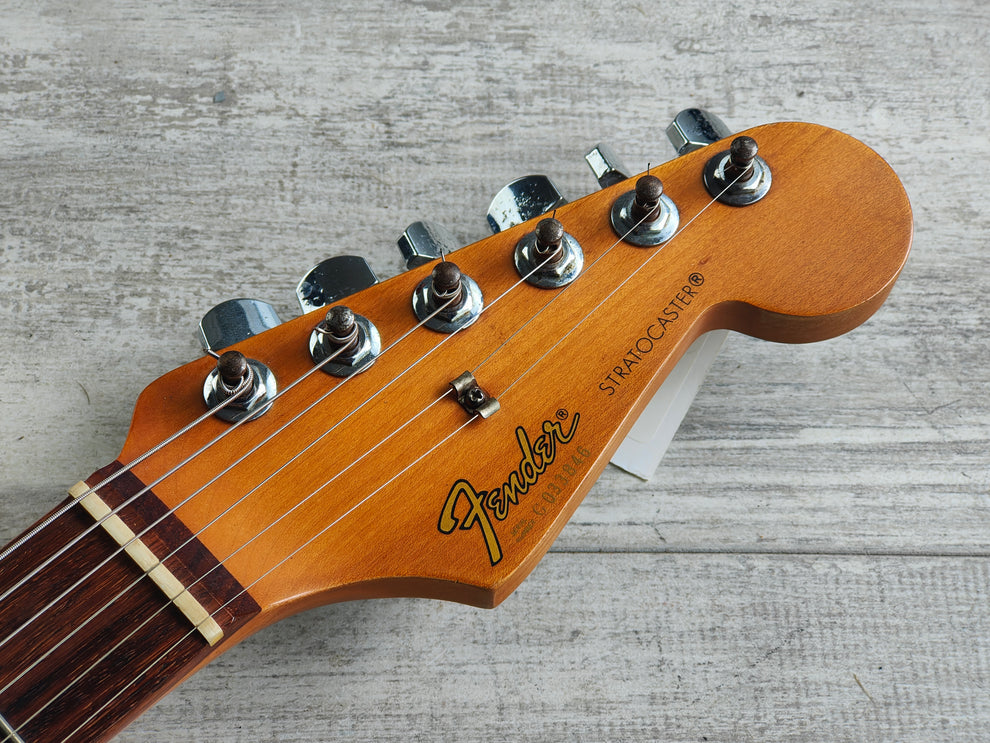 1990 Fender USA Stratocaster Standard (Black) – Cool Old Guitars