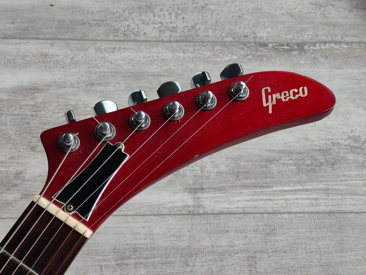 1984 Greco Japan "Store Order" Explorer Electric Guitar (Metallic Red ...