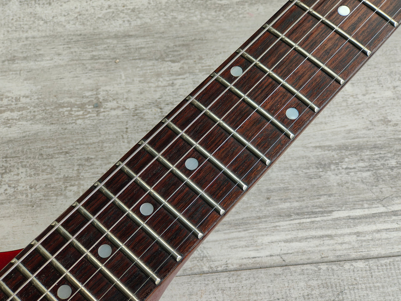 1984 Greco Japan "Store Order" Explorer Electric Guitar (Metallic Red ...