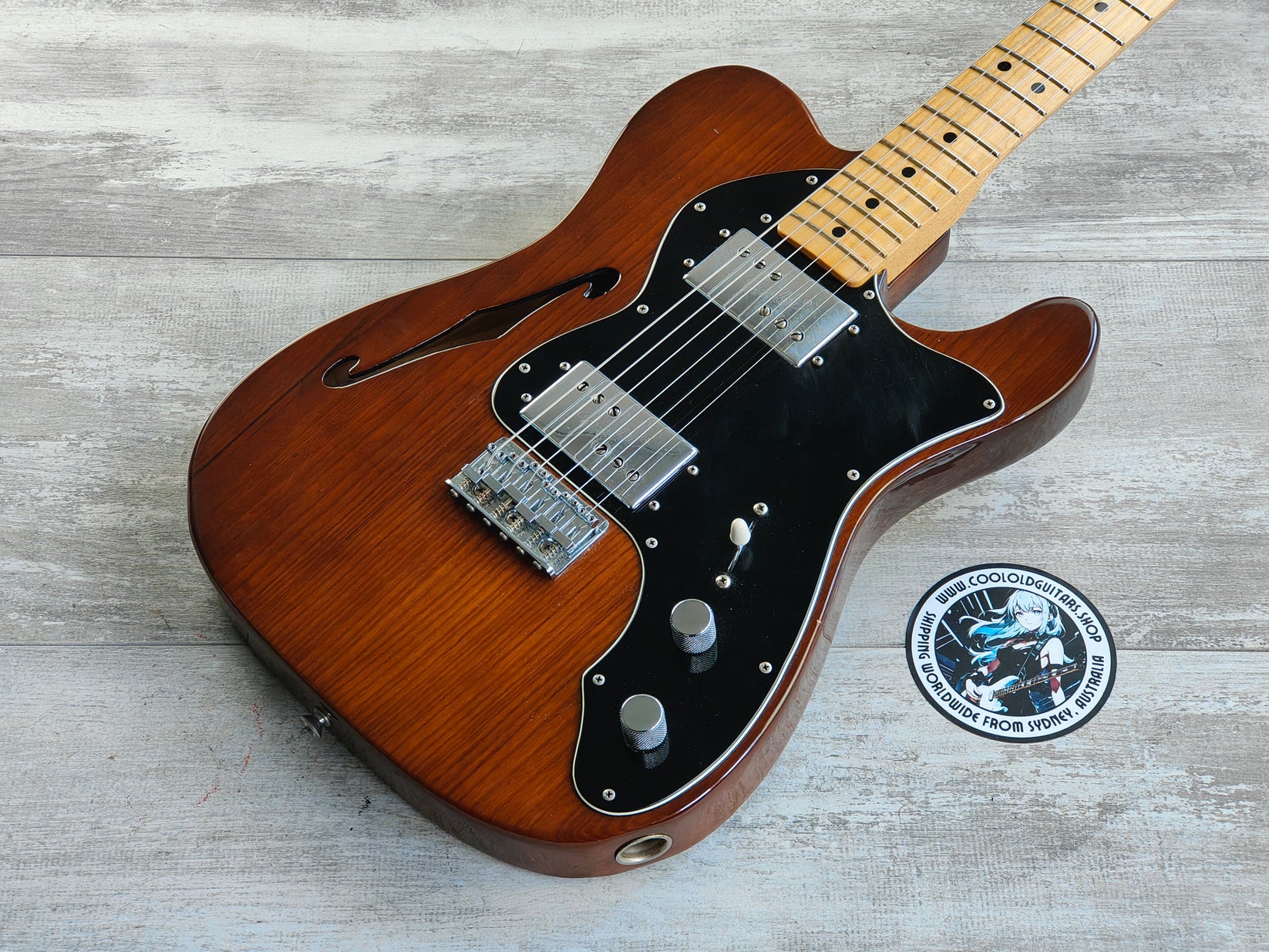 1978 Fender USA Thinline Telecaster Deluxe Semi Hollowbody (Mocha Brow ...