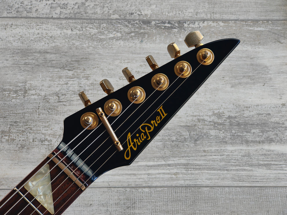 1983 Aria Pro II Japan RR-XX Randy Rhoads Flying V (Black & Gold ...