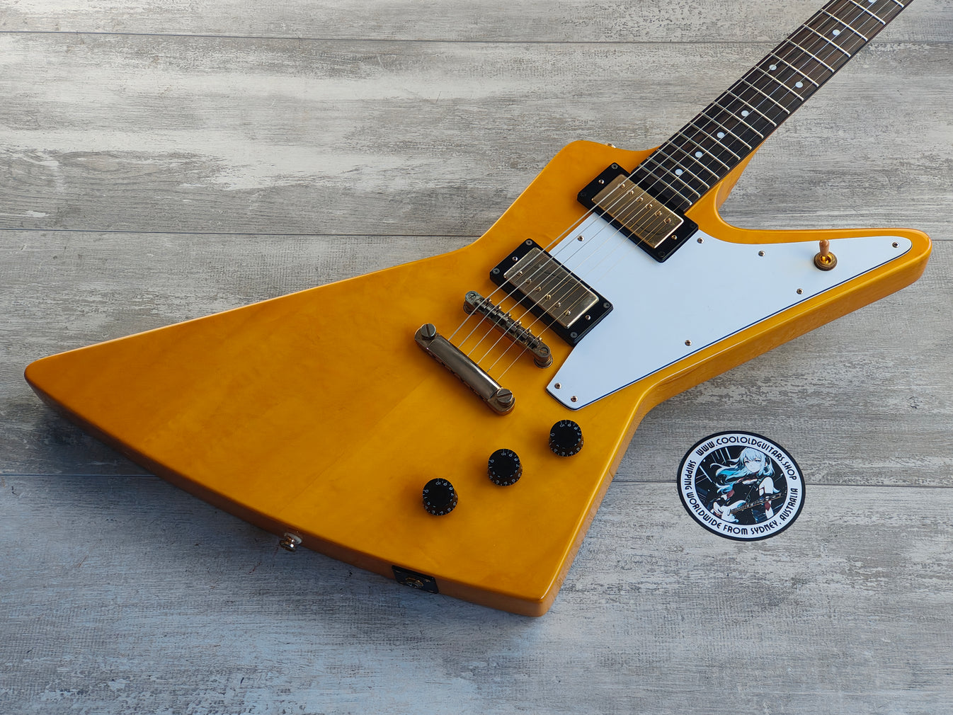 2011 Tokai EX55 "Korina" Explorer (Natural) – Cool Old Guitars