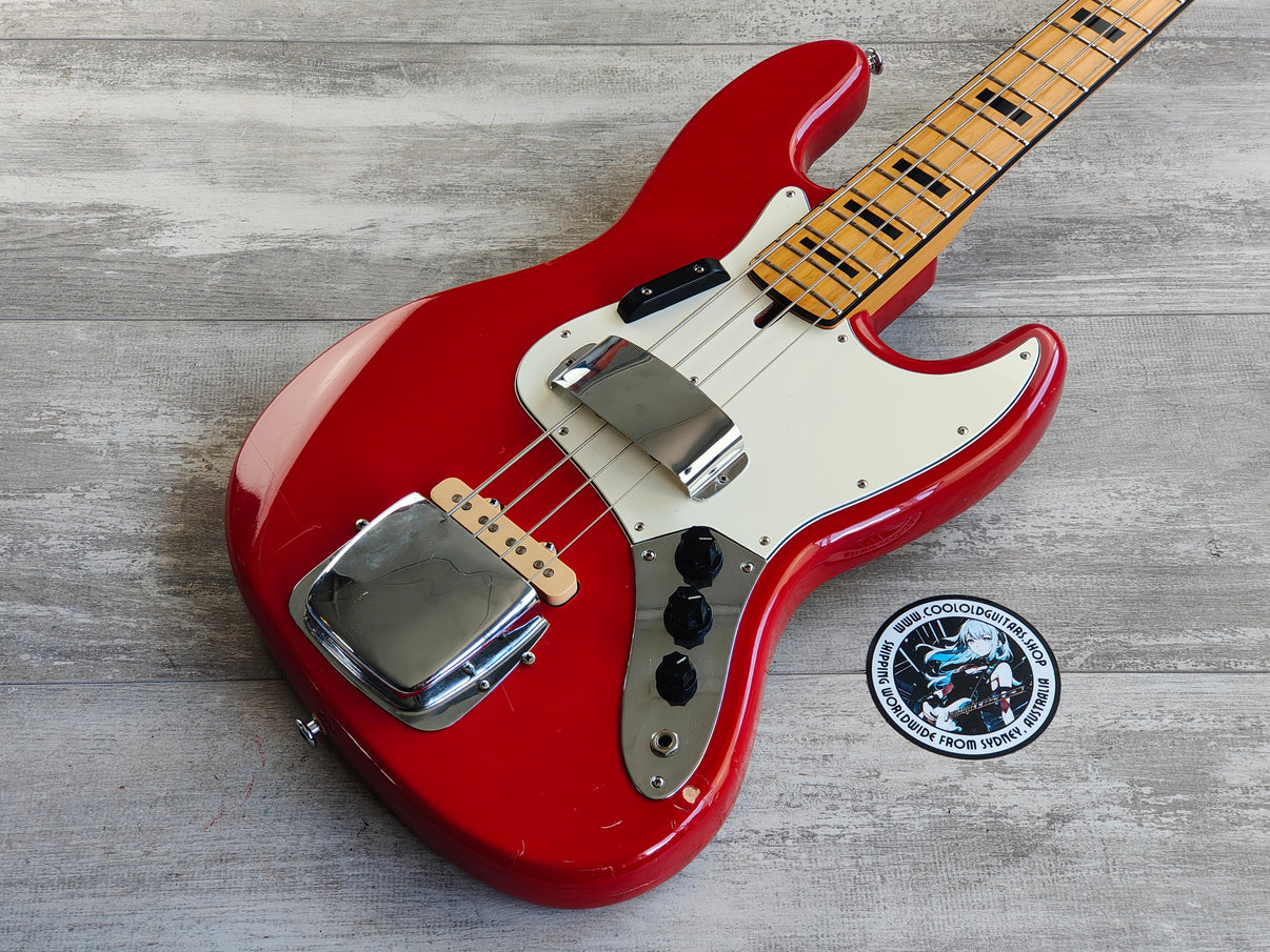 1970's Cimar (Ibanez) '75 Reissue Jazz Bass (Torino Red) – Cool Old Guitars