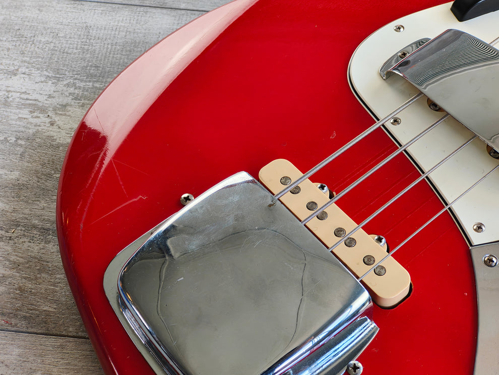 1970's Cimar (Ibanez) '75 Reissue Jazz Bass (Torino Red) – Cool Old Guitars