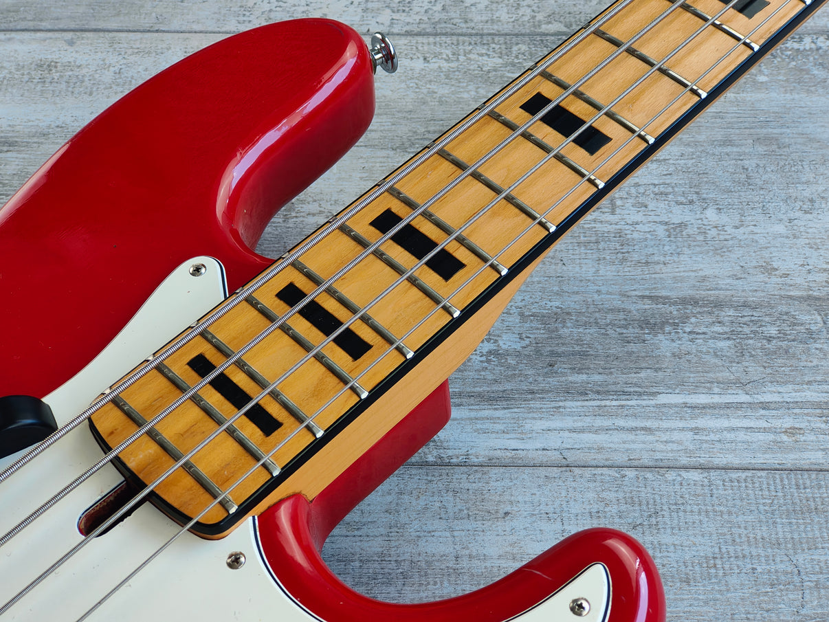 1970's Cimar (Ibanez) '75 Reissue Jazz Bass (Torino Red) – Cool Old Guitars