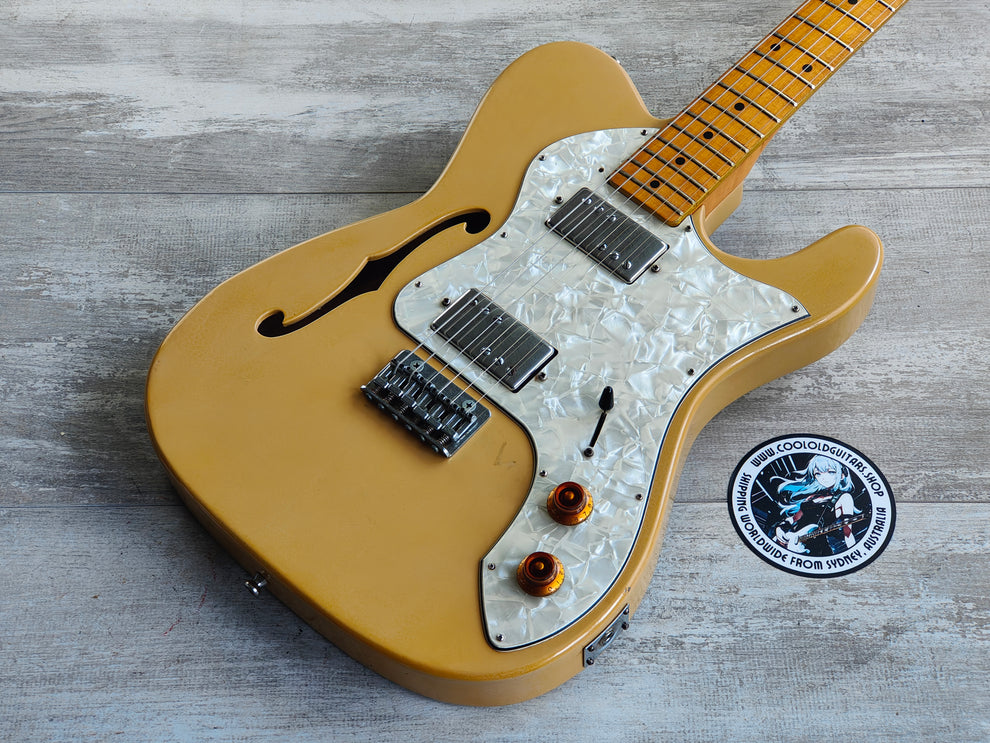1970's Franpton Japan Thinline Telecaster Deluxe (Butterscotch Blonde ...