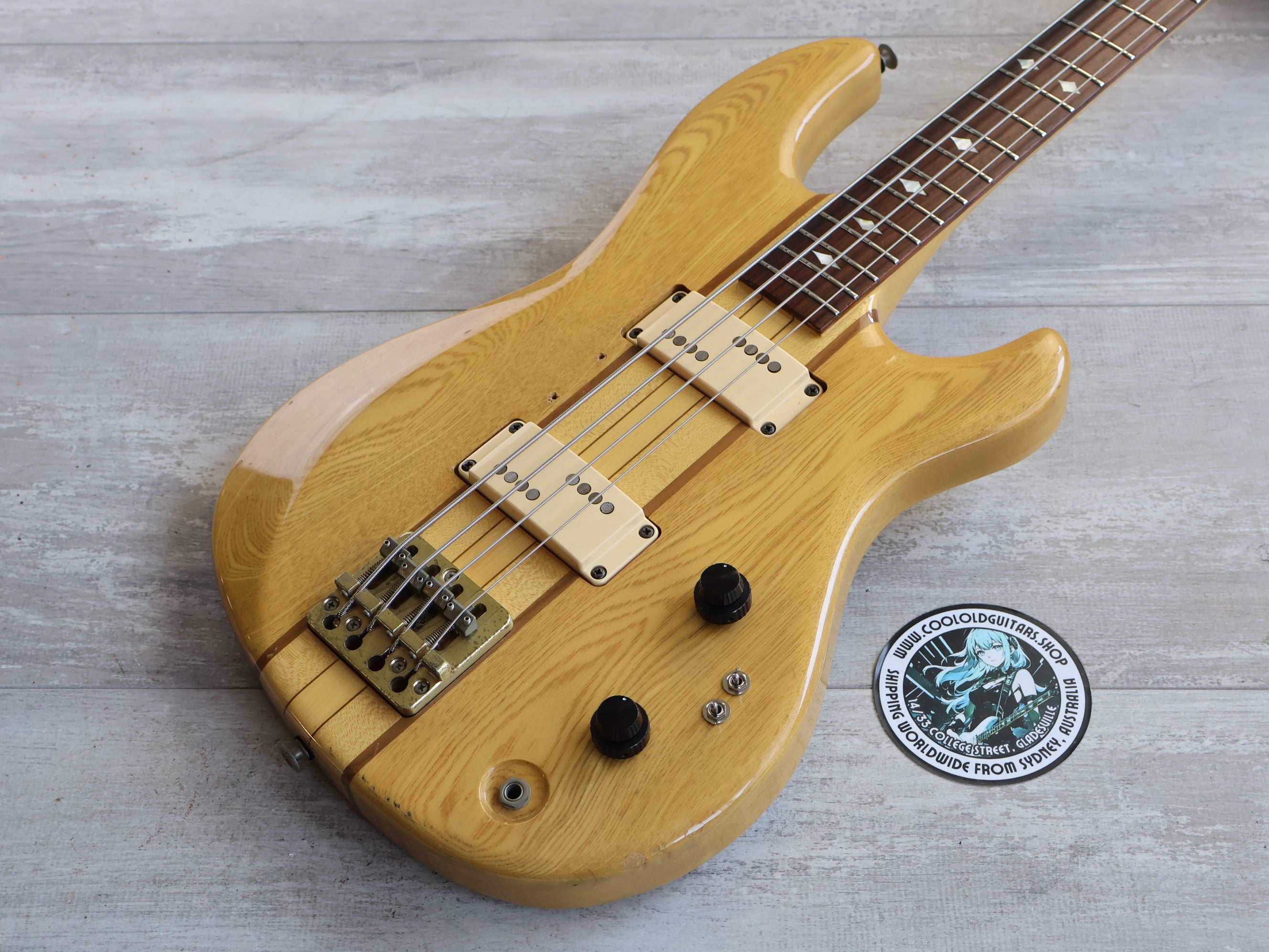 1979 Aria Pro II TSB-650 Tri-Sound Series Neckthrough Bass (Natural ...