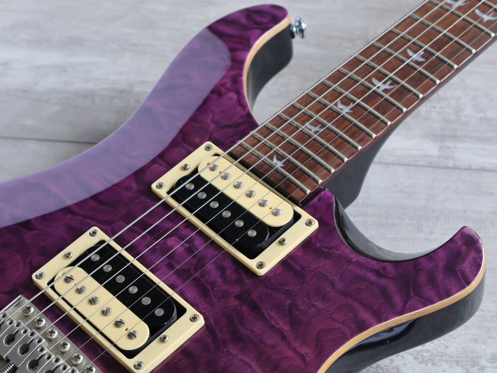 2010 PRS SE Custom 24 (Quilted Violet) – Cool Old Guitars