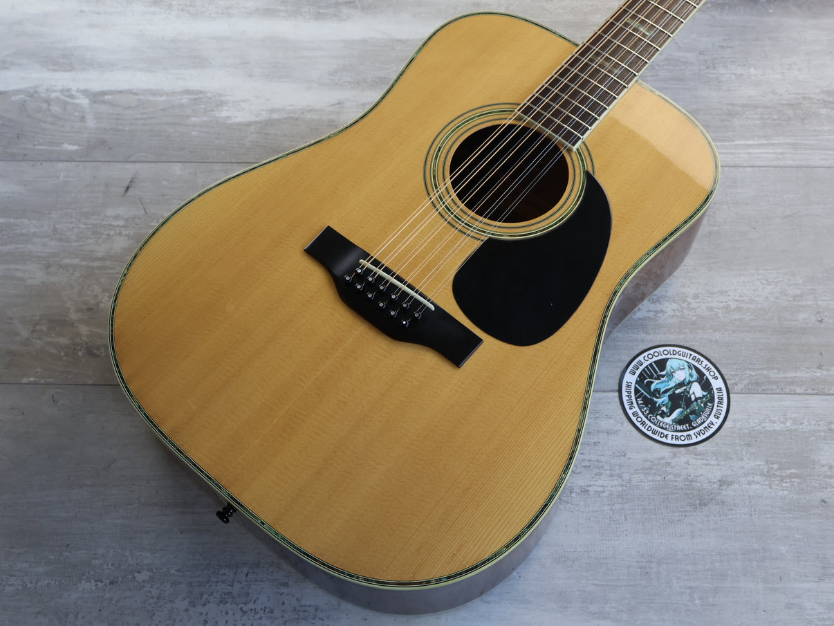 1980's Morris B-50 Japanese Vintage 12-String Acoustic (Natural) – Cool ...
