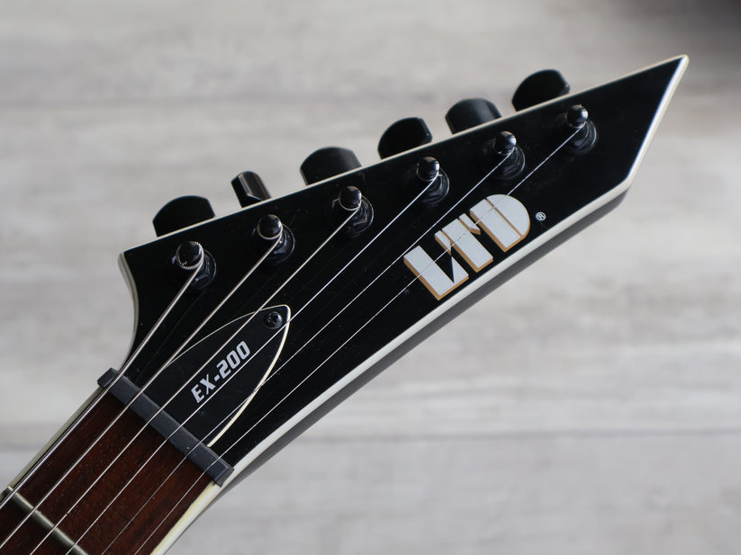 2020 LTD (by ESP) EX-200 Explorer (Gloss Black) – Cool Old Guitars