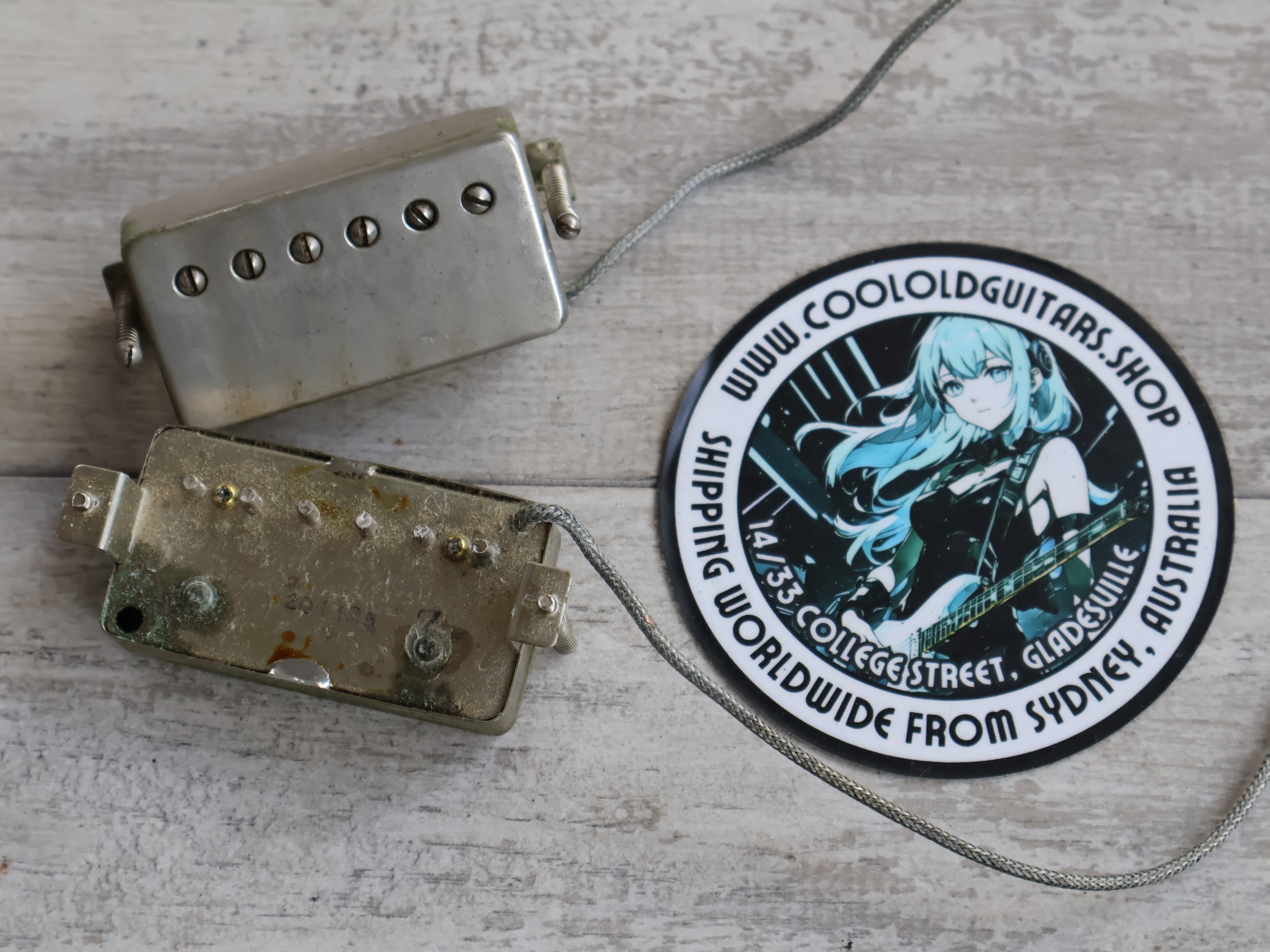1980 Greco Japan (Maxon) "Dry Z" PAF Humbucker Pair (Nickel) – Cool Old ...