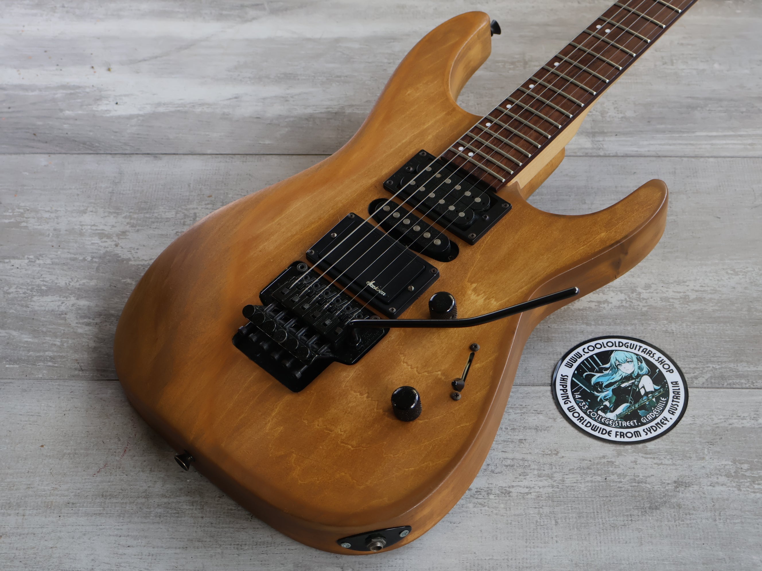 1990's Jackson Japan HSH Dinky (Natural) – Cool Old Guitars