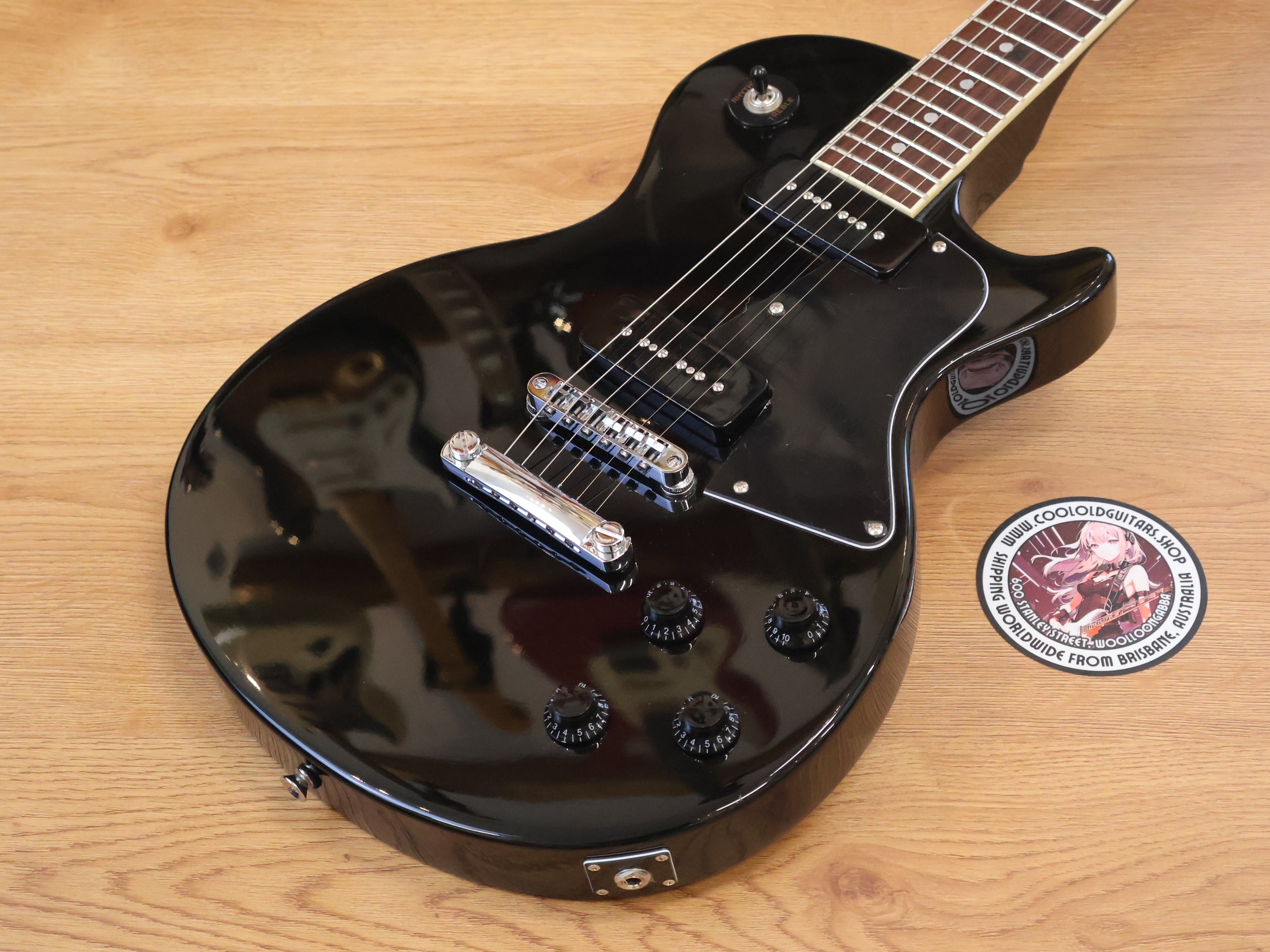 Blitz by Aria Pro II Les Paul Special (Black) – Cool Old Guitars