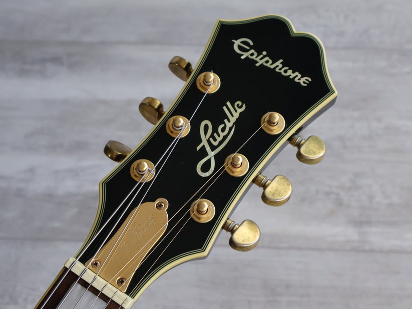 2015 Epiphone BB King "Lucille" Signature Model (Ebony) – Cool Old Guitars