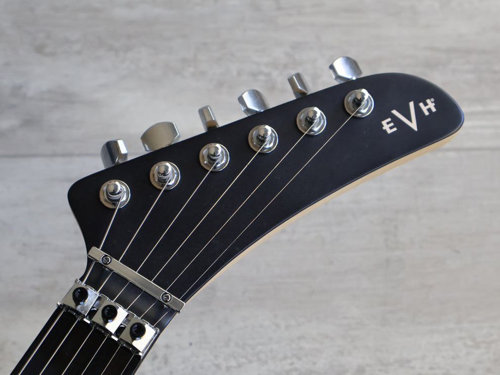 EVH 5150 Series Deluxe Poplar Burl Superstrat - Ebony Fingerboard (Bla ...