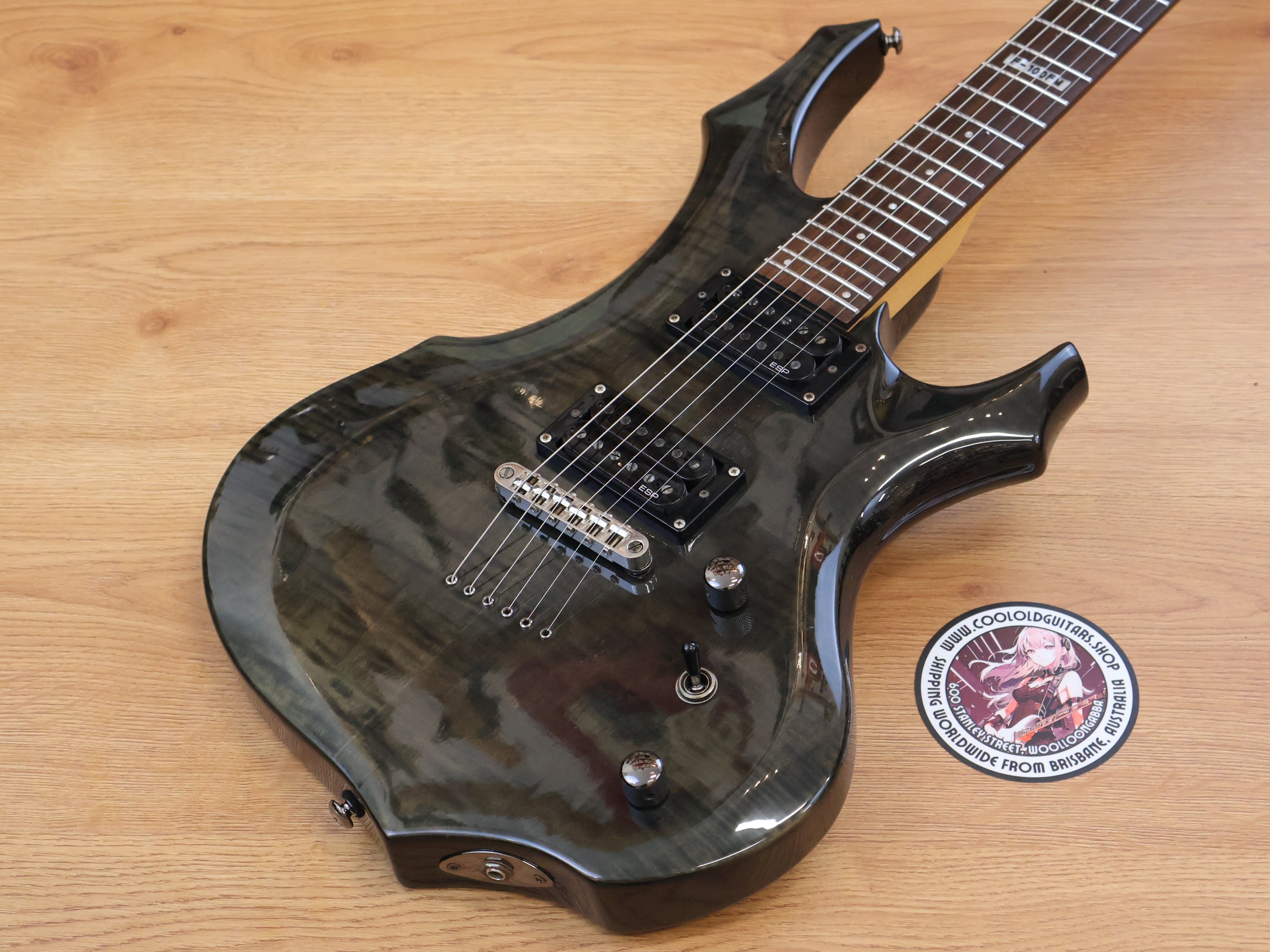 LTD (by ESP) F-100FM Forest – Cool Old Guitars
