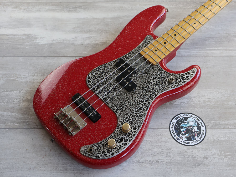 1975 Greco PB-750DX Precision Bass Deluxe (Refinished Red Sparkle ...