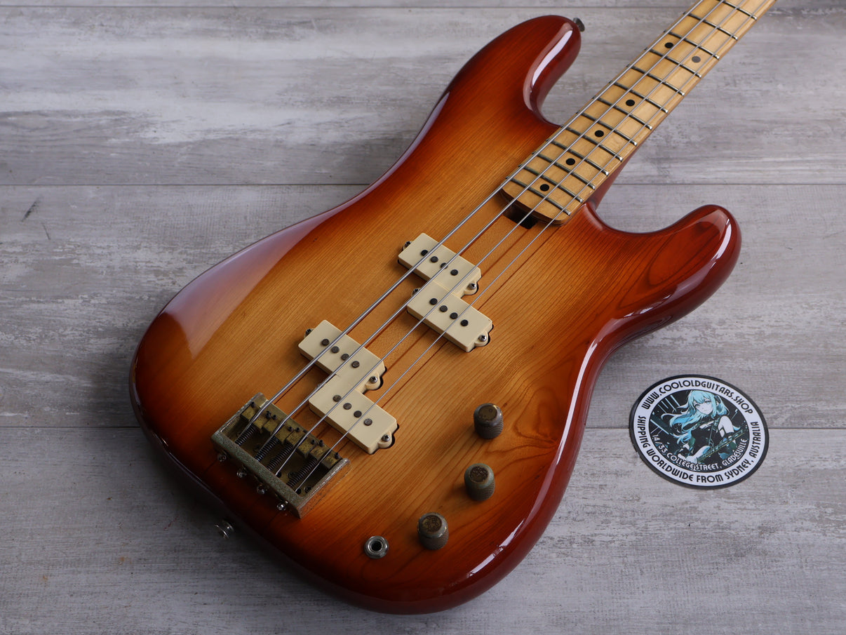 1980 Fernandes Japan FPM-80 Neckthrough Precision Bass (Cherry Sunburs – Cool Old Guitars