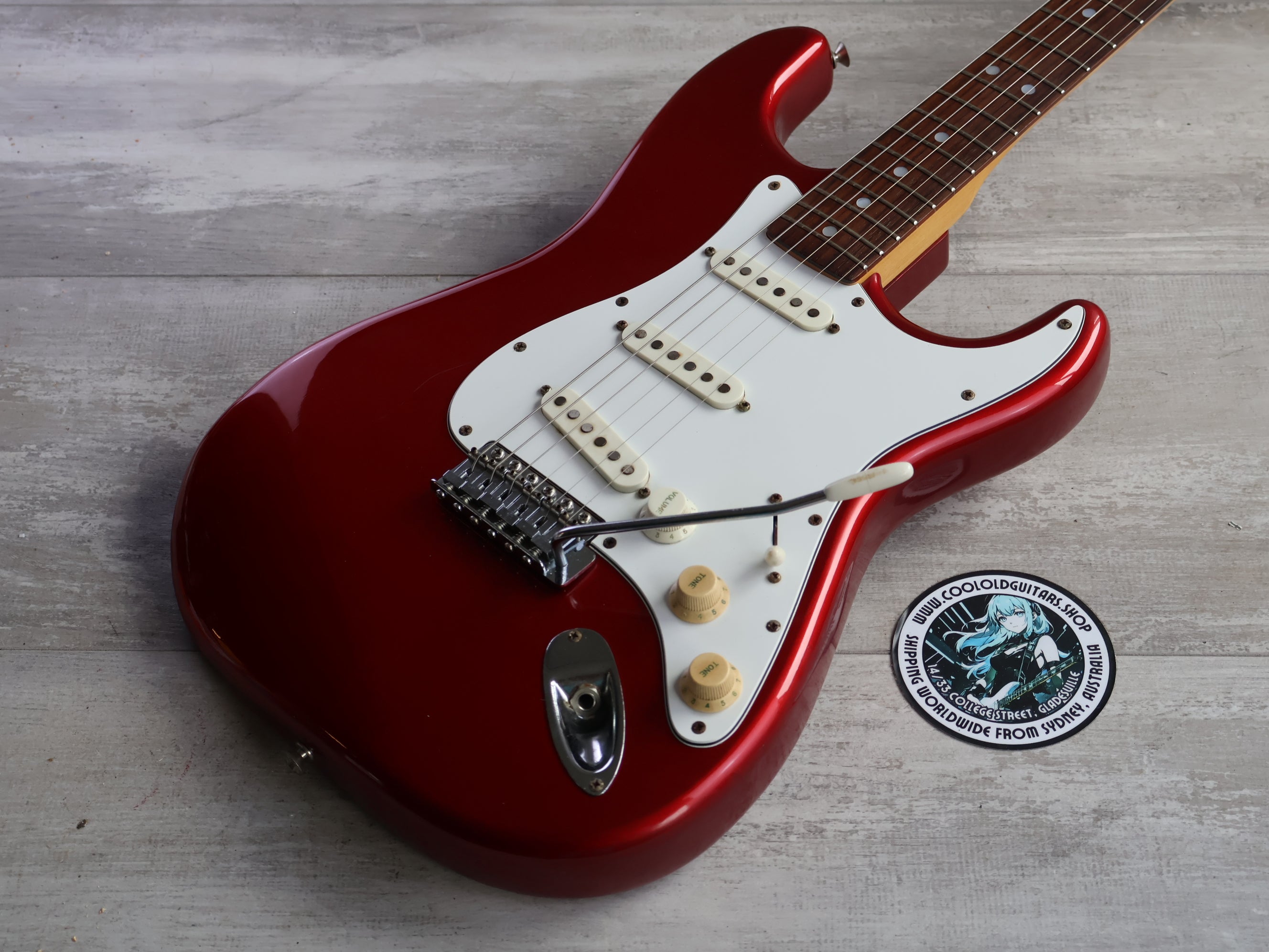 1983 Tokai Japan SS-40 Silver Star Stratocaster (Candy Apple Red ...