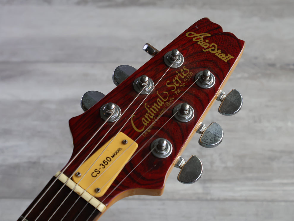 1981 Aria Pro II Japan CS-350 Cardinal Double Cutaway (Red) – Cool Old ...