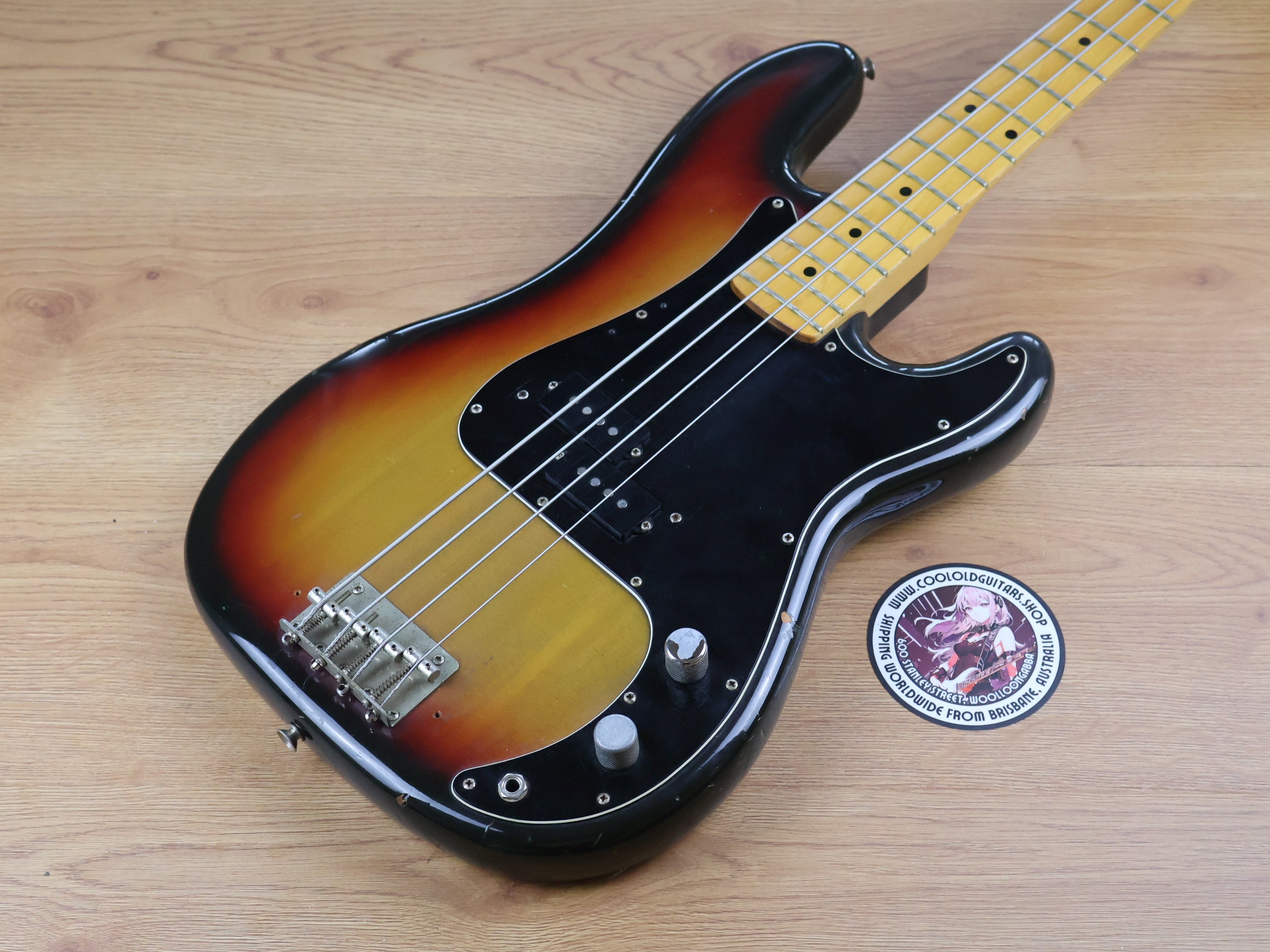 1977 Greco Japan PB450 Precision Bass (Sunburst) – Cool Old Guitars
